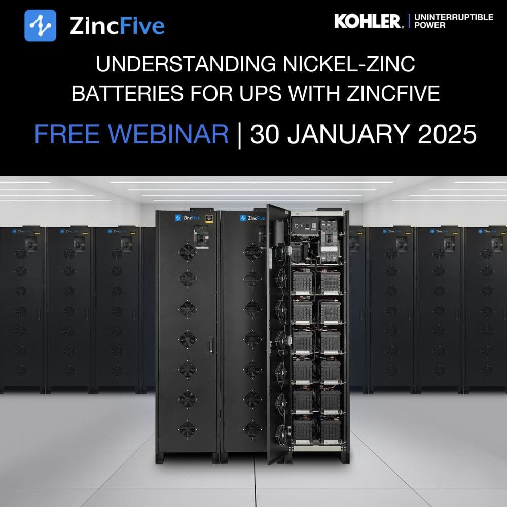 WEBINAR | Understanding Nickel-Zinc batteries for UPS with ZincFive ...